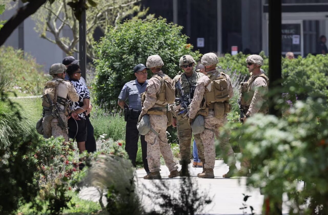 Trump Deploys Marines to LA Riots as Newsom Counters With Lawsuit and ...